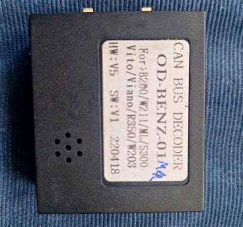 Can Bus decoder для Mercedes Festima Ru частные объявления