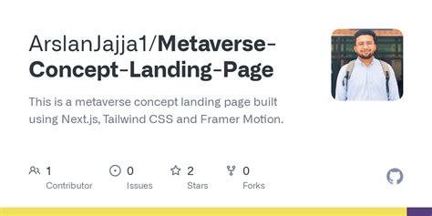 Github Arslanjajja Metaverse Concept Landing Page This Is A