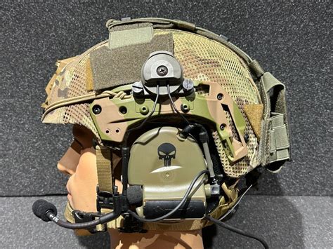 Fma Exfil Helmet Airsoft With Functional Comtac`s Seal Team Airsoft He Hig Operator