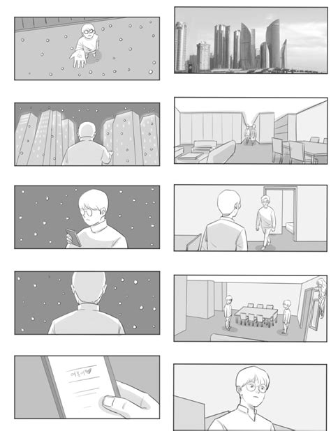 웹툰 콘티 영화 광고 스토리보드 웹툰·콘티 포트폴리오 크몽
