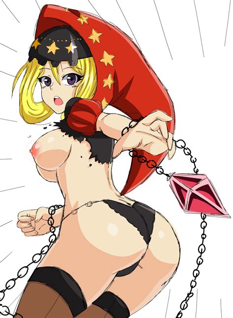 rule 34 1girls ass black panties blonde hair breasts chains female
