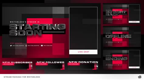 Livestream Asset Collection 01 On Behance