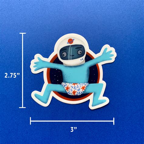 Pegatina De Vinilo Astronauta Mejor Regalo De Amigo Macbook Etsy