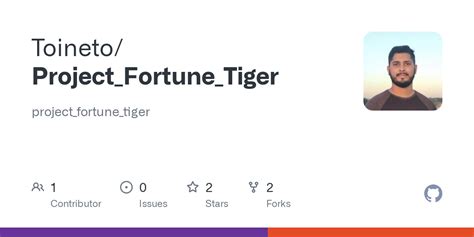 Github Toineto Project Fortune Tiger Project Fortune Tiger