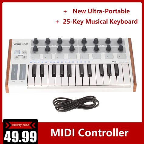 На выбор MIDI Контроллер ультра-Портативный 25-ключ музыкальная ...