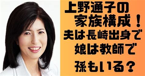 上野通子は5人家族で夫は長崎出身！3人娘は教師で孫もいる？！ ゆいひログ