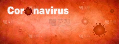 冠状病毒病毒污染大流行疫情感染微生物学和病毒学概念接种疫苗杀毒网页横幅墙纸红色的背景