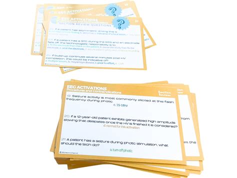 EEG Activations Procedures And Contraindications EEG Flashcard Neurology Study Aid
