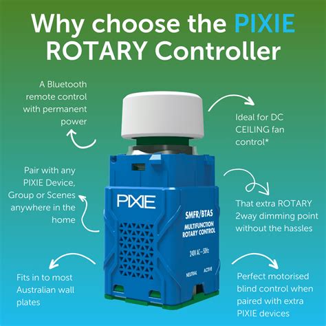 Sal Pixie Multifunction Rotary Controller Gen3 Smfrbtas Pixie Partners