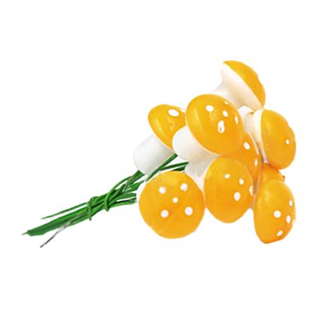 10 Pcs Miniature Fairy Garden Colorful Mushroom Artificial Mushroom