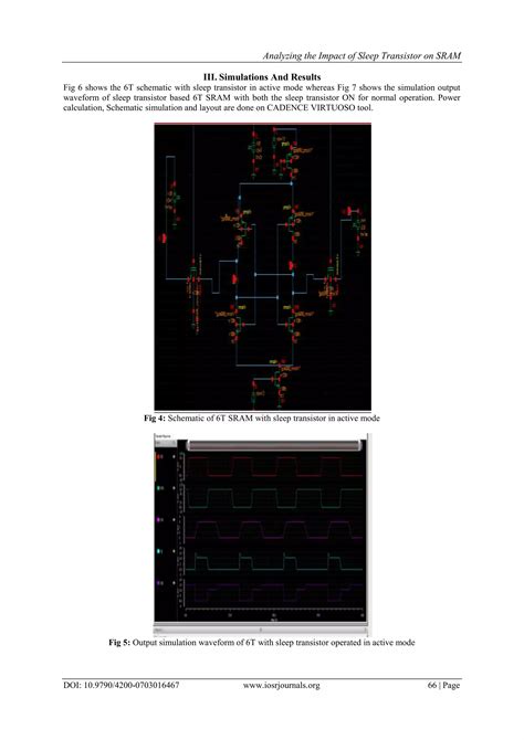 Analyzing The Impact Of Sleep Transistor On Sram Pdf