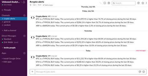 Building A Simple Crypto Alert Bot In Python Unboxed Analytics
