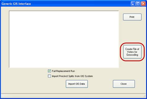 Generic Gis Interface How To Export Data From The Voter Database For A