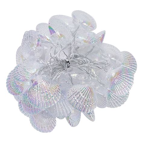 Slynshome Clearance Seashell String Lights Coastal String Lamps 984 Ft