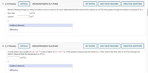 Solved 1 2 Points] Details Oscolphys2016 12 1 P 004 My