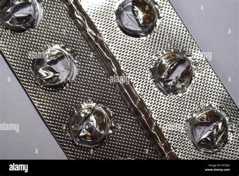 Close Up Blister Pack Container Hi Res Stock Photography And Images Alamy