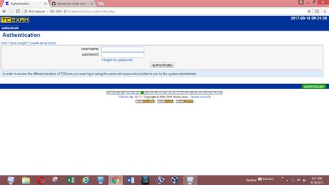 cannot set virtual host · issue 193 · tecnickcom tcexam · github