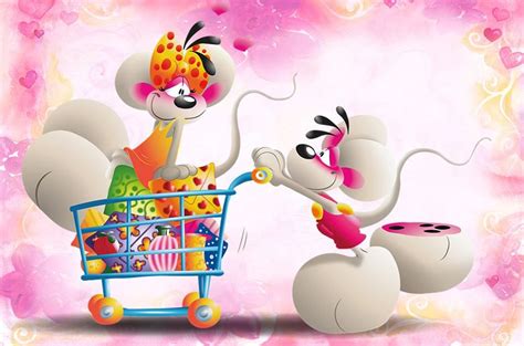 ♥ Diddl And Diddlina ♥ Diddel Maus Clipart Basteln