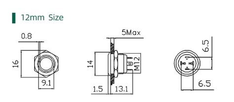 Stainless Steel Push Button Switch With IP Protection