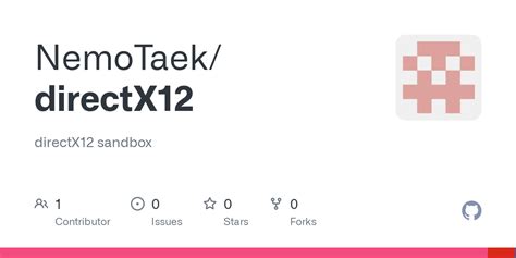 Github Nemotaek Directx Directx Sandbox