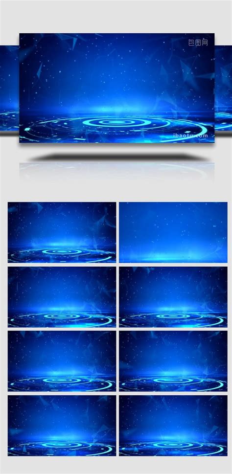 Technology Sense Point Line Particle Light Effect Background Video
