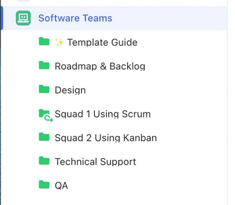Software Development Template By ClickUp
