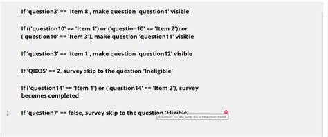 Survey Logic Problem On Pilot Pavlovia Surveys Psychopy