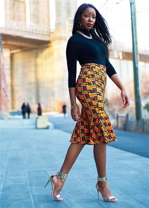 African Print Skirt
