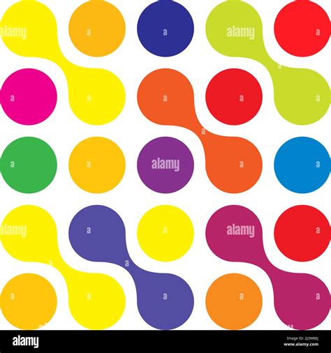 Metaball Connected Dots Circles Pattern Texture Element Stock