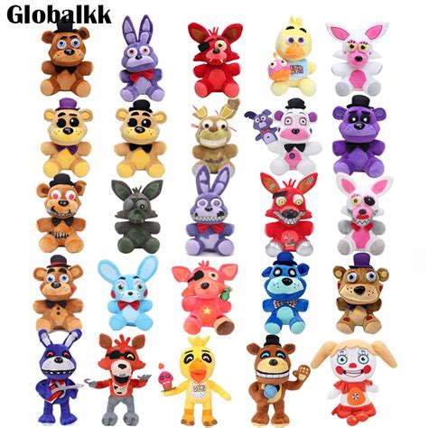 25cm Five Nights At Freddys 4 Fnaf Plush Toys Freddy Fazbear Foxy