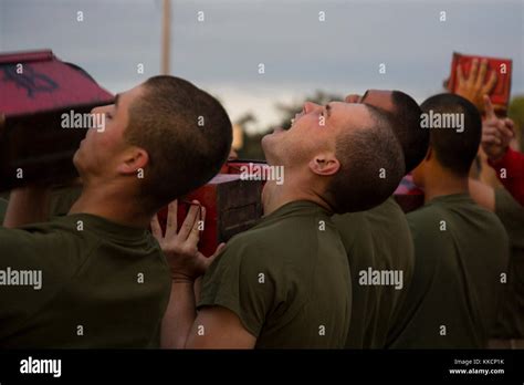 U S Marine Corps Recruits With Bravo Company 1st Battalion Recruit