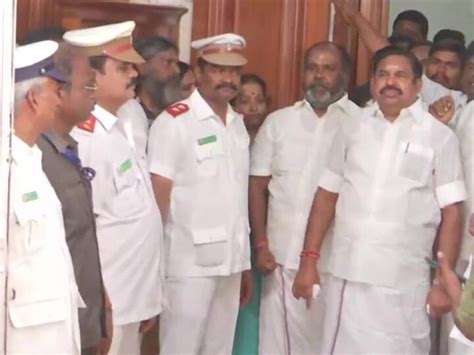 Tamil Nadu Assembly Session Speaker Appavu Orders Eviction Of Eps