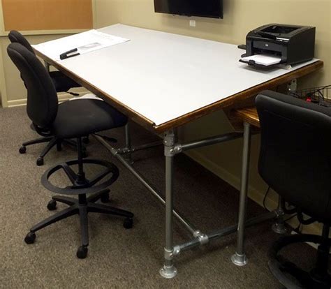 Diy Drafting Table Built With Kee Klamp Simplified Building