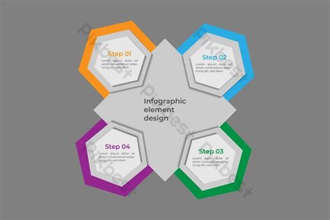 1 200 ภาพ ชุดเทมเพลตอินโฟกราฟิกทางธุรกิจที่มีกระบวนการหรือตัวเลือก การ์ตูน Png And กราฟิก Psd