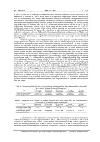 Enhancing Data Retrieval Efficiency In Large Scale Javascript Object Notation Datasets By Using