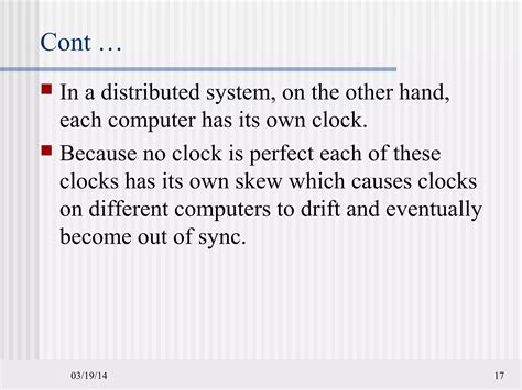 Synchronization In Distributed Systems Ppt