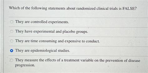 Solved Which Of The Following Statements About Randomized
