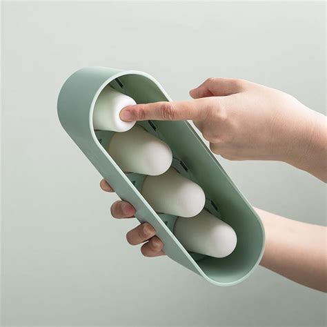 Badu Bg Форма за сладолед Незалепваща форма за лед с 4 вместимости силиконова форма за лед