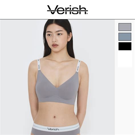 VERISH Cool Fit Bra Volume Fit Logo Shopee Singapore