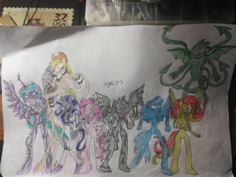 Mlp Symbiote Team By Ezio1 3 On Deviantart