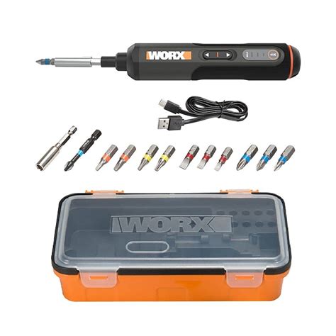 Worx Tools 4v 3 Speed 1 4 Cordless Screwdriver W Storage Box