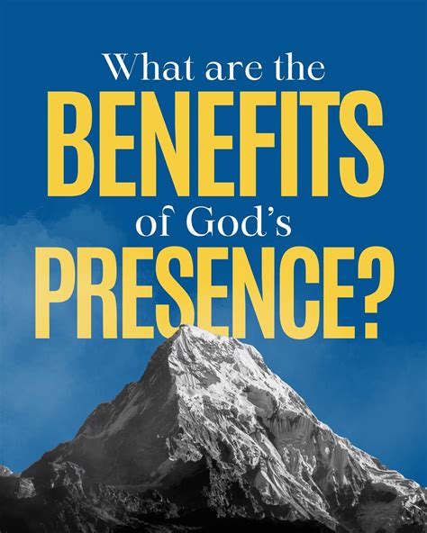 👉 45 Benefits Of Gods Presence