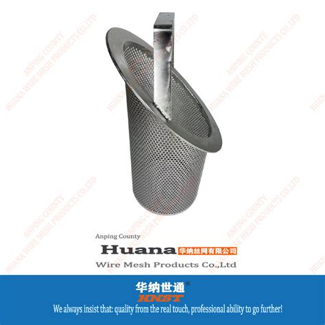 Custom Ss304 316 Stainless Steel Mesh Filter Perforated Plate Basket
