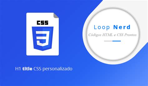 H1 Title Css