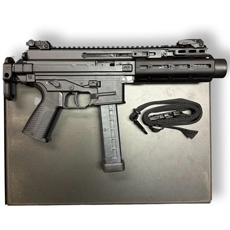 Bandt Apc9 Sd Subcompact Sbr With Telescopic Stock And 7 5” Sd Suppressor