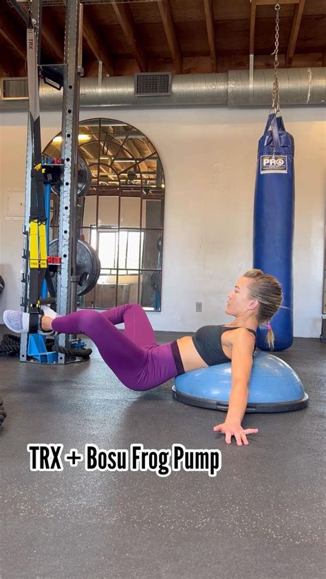 Trx Bosu Combo Exercises Trx Workouts Trx Ab Workout Bosu Workout