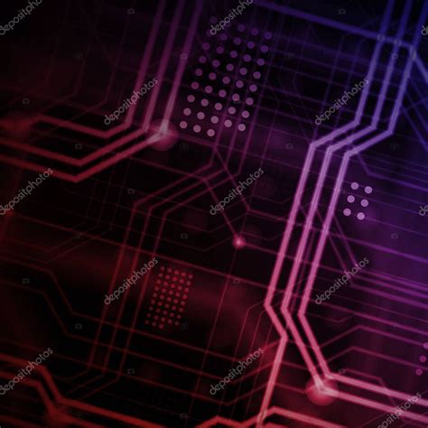Un fondo tecnológico abstracto que consiste en una multitud de líneas guía luminosas y puntos