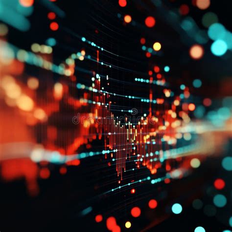Dynamic Data Visualization Captivating Trends In A Technologically Advanced World Stock