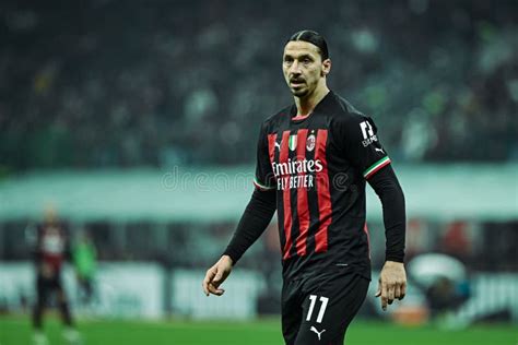 Zlatan Ibrahimovic Of Ac Milan Gestures During The Italian Serie A