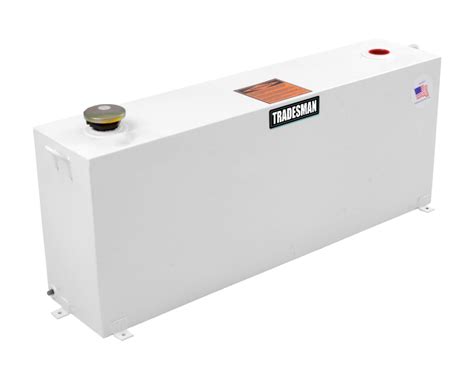Tradesman Steel Rectangular Liquid Storage Tank Full Size White